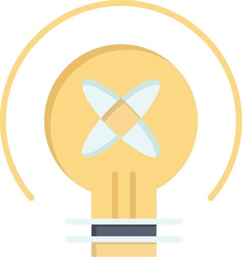 Bulb Light Idea Education Flat Color Icon Vector Icon Banner Template 13121974 Vector Art At