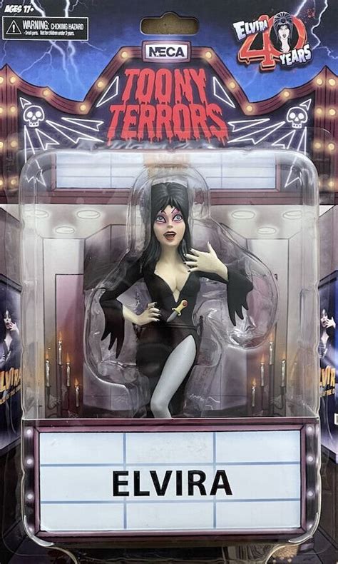 Neca Toony Terrors Elvira 6 Inch Scale Action Figure
