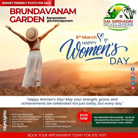 Saisimhadridevelopers Womensday2025 Womenempowerment