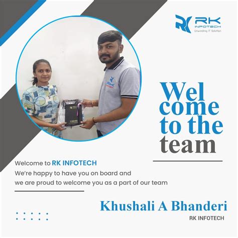 Rk Infotech On Linkedin Rkinfotech Newteamjoiner Recruitment