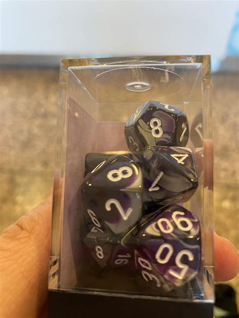 Dice With The Asexual Flag Colors Set Got Them At A Game Store In Mtl