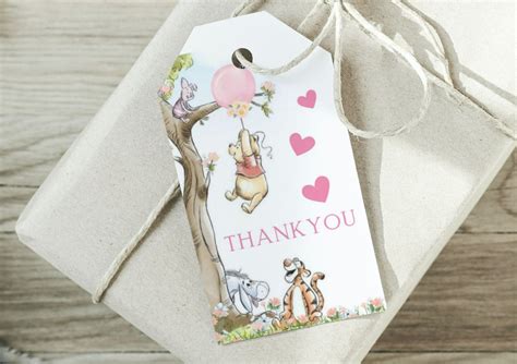 Editable Winnie The Pooh Welcome Sign Pooh Baby Shower Girl Etsy