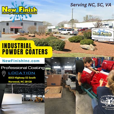 New Finish Inc Your 1 Powder Coaters In Nc Sc And Va New Finish