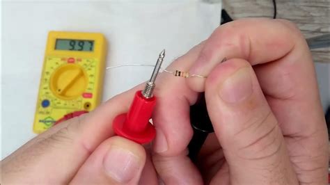 Como Medir Resistor Com Multímetro Digital Youtube