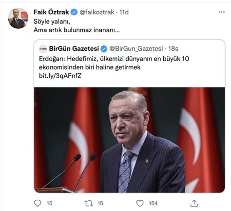 CHP Sözcüsünden Erdoğana Söyle yalanı ama artık bulunmaz inananı