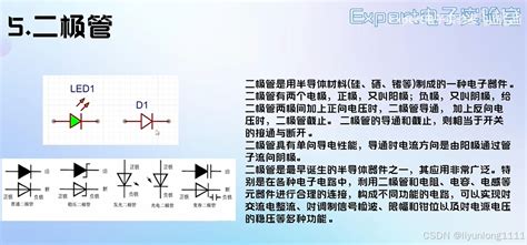 B站expert电子实验室，零基础入门pcb设计【入门篇】电路分析基础 基本元件（二极管三极管场效管）笔记 Csdn博客