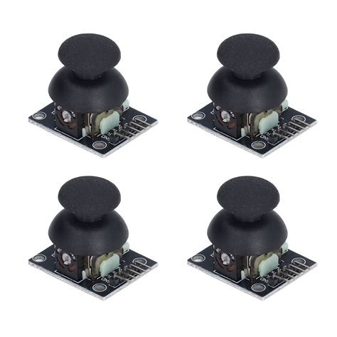 4pcs Joystick Module 5 Pin Game Controller Control Sensor X Y Dual Axes Set Kit For Ps2