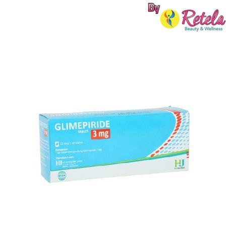 Jual Glimepiride 3mg 1 Strip 10 Tablet Shopee Indonesia