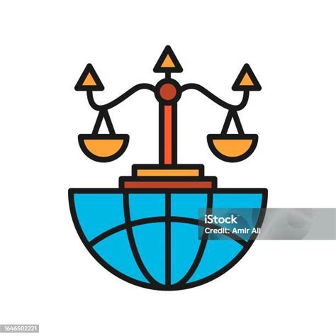 국제 관계법 아이콘크기 공증인에 대한 스톡 벡터 아트 및 기타 이미지 공증인 국제법 법 Istock