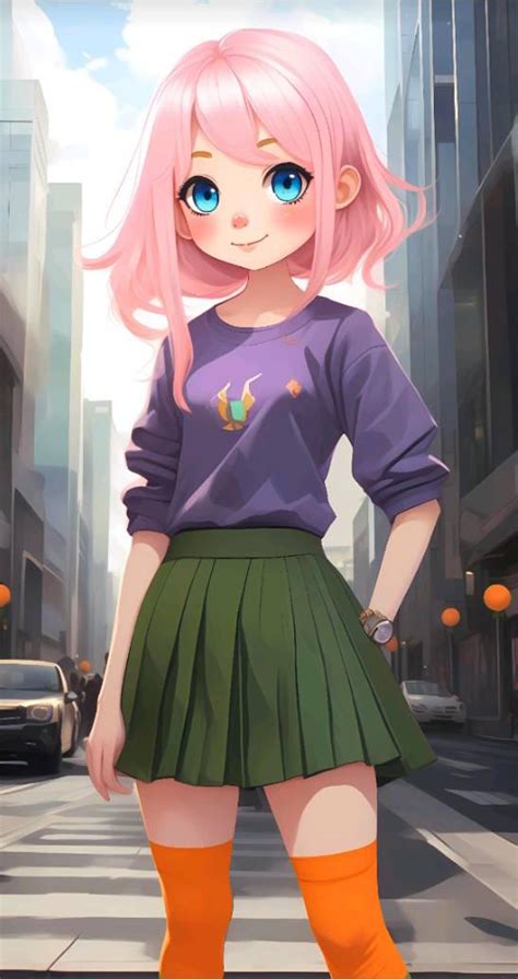 Ai Casual Girl By Zarathepeach On Deviantart