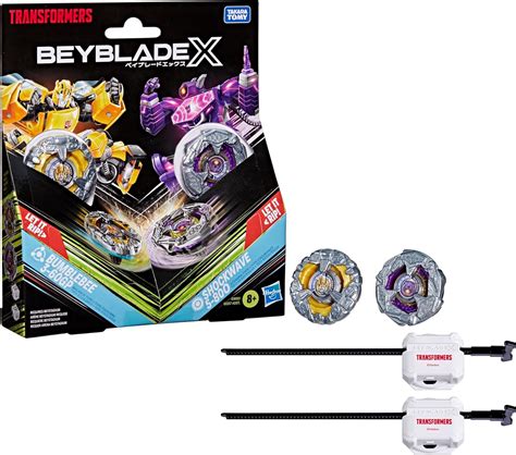 Beyblade X And Transformers Collab Bumblebee 3 60gp Vs Shockwave 5 80o Uk Toys And Games