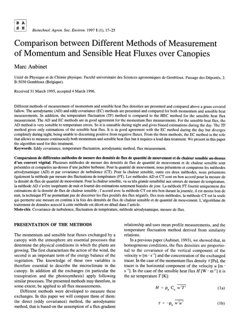 Pdf Comparison Between Different Methods Of Measurement Of Momentum