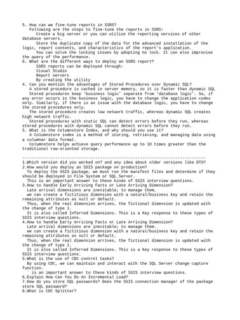 Exam Questions Pdf Microsoft Sql Server Database Index