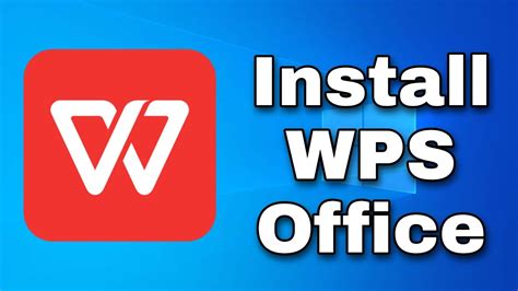 How To Download Install Wps Office On Windows Youtube