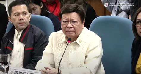 Marcoleta Cites Tradition To Terminate Budget Hearing Of Duterte S Office Gets Vote