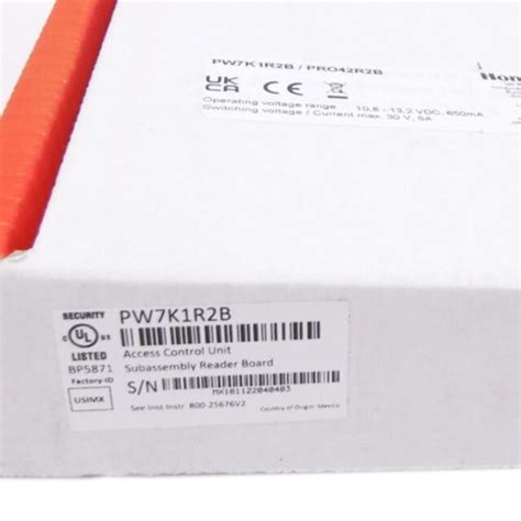 Honeywell Prowatch Pw7k1r2b Pw 7000 Series Dual Reader Module Replaces