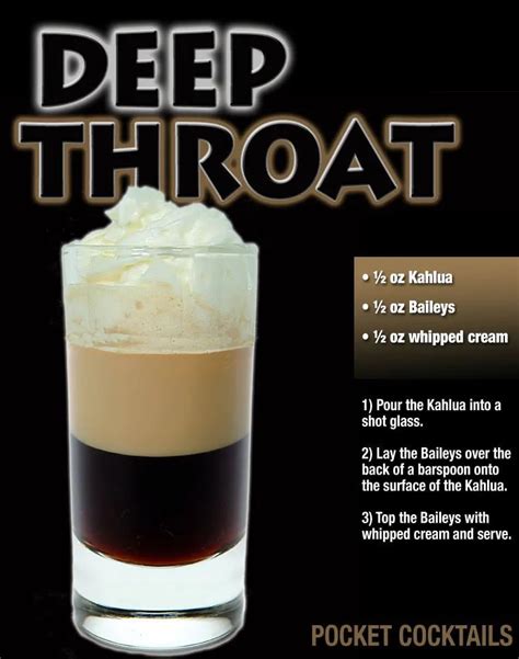 Deep Throat Pocket Cocktails