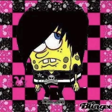Spongebob Squarepants Fan Art Spongebob Is Emo Bob Esponja Emo Bob