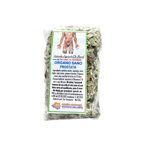 Organo Sano Prostata Erbe Del Dr Bond