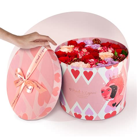 Caja De Rosas Rojas Mini Rosas Y Lisianthus Rappi