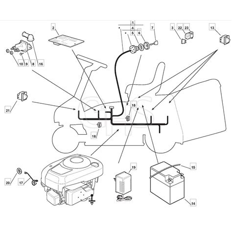 725m 2007 13 2649 17 Mountfield Ride On Mower Electrics Diagram Ghs