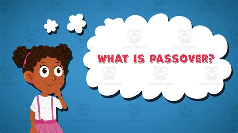 I Wonder What Is Passover Animated Video Lesson By Teach Simple