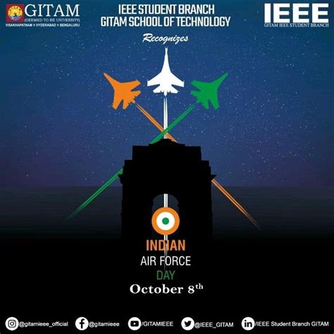 Follow Us On Team Ieee Ieee Gitam Gitam Ieee Airforceday Pilot Indianairforce Airforce