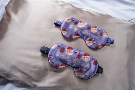 Premium Psd Sleep Eye Mask Mockup Design