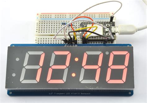 Dr Monks Diy Electronics Blog A Simple Led Clock Using Spark Core Or