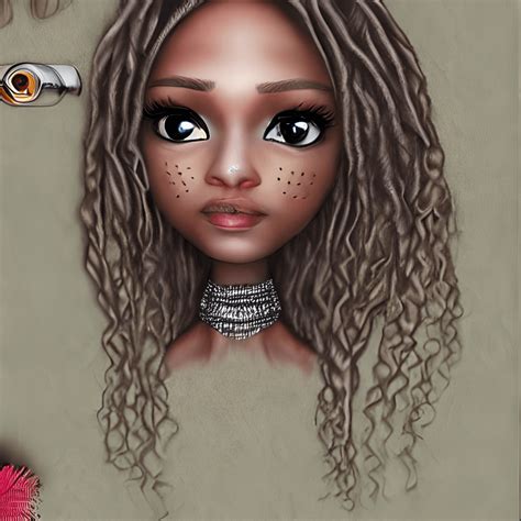 Stunning 8k Hyper Detailed Light Skin Brown Skin Woman Hyper Realistic