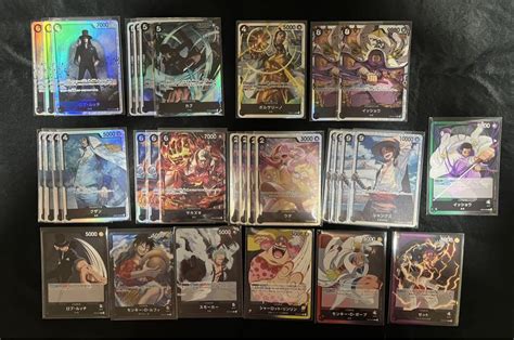 ワンピースカード 黒ルッチ 黒ルフィ 緑黒イッショウ 注文 デッキ Sr