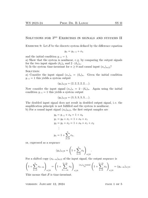 Exercises 3 With Solutions Pdf Recurrence Relation Mathematical
