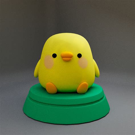 Archivo Stl Mini Pollito 🦸 Obj・design Para Impresora 3d Para