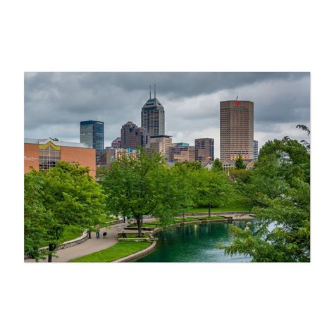 The Indianapolis Skyline Indianapolis Indiana Photography Cityscape