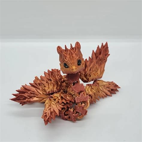 Fire Dragon Sprite 3d Etsy