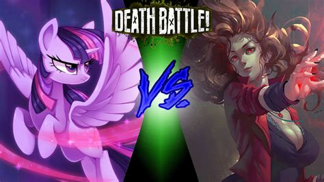 Death Battle Twilight Sparkle Vs Scarlet Witch By Bluelightning733 On