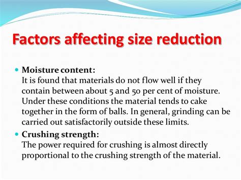 Size Reduction