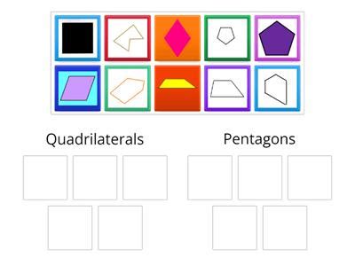 Shapes Sort By Attributes Teaching Resources