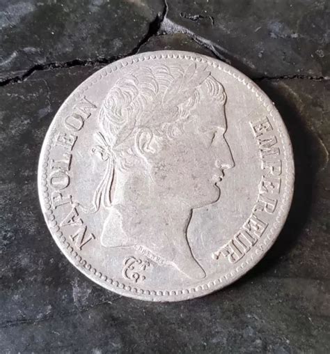 PIÈCE 5 FRANCS Argent Napoléon Empereur Empire Français 1812 A TTB EUR