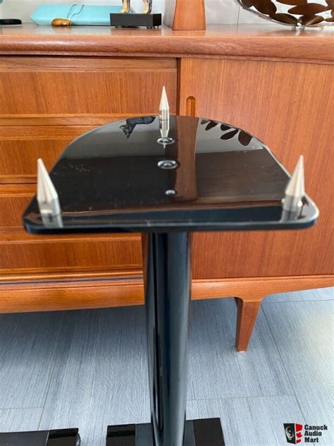 Elac Ls70 Speaker Stands One Pair Black Photo 3737862 Canuck