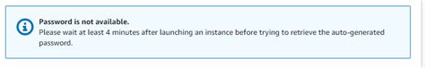 Amazon Web Services Cant Get Windows Password When Trying To Connect