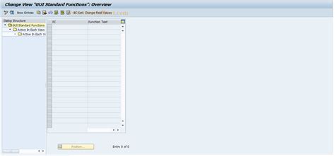 REOROF SAP Tcode OF CUA Standard Functions