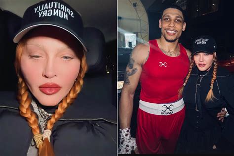 Madonna Flaunts Youthful Glow Next To New Boxing Boo Joshua Popper