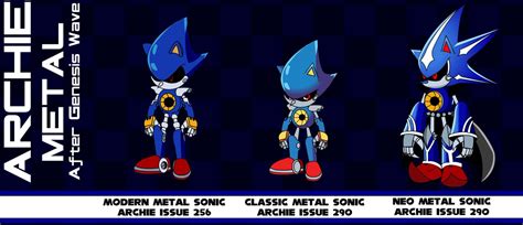 Here Is Metal Sonic After The Genesis Wave In The Archie Sonic Comics