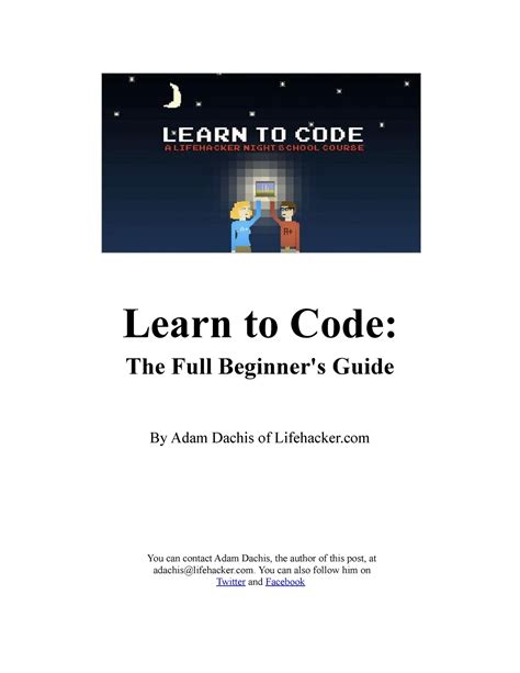 Learn How To Code Educational Info For Code Learn To Code The Full Beginners Guide By Adam