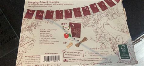 Seed Advent Calendar 2 50 In B98 Redditch For £5 00 For Sale Shpock