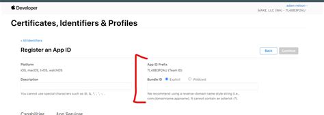 App Store Listing Bundle Id And Developer Certificate · Issue 579 · Make Softwarecasper