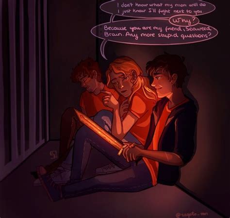 Grover Annabeth And Percy Percy Jackson Art Percy Jackson Fanfic