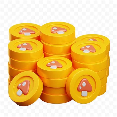 premium psd game coin 3d illustration