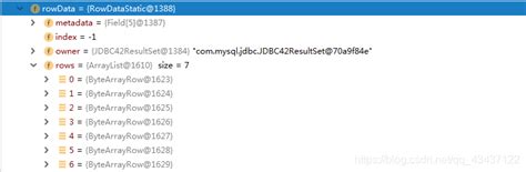 Jdbc Resultset源码解读解析resultset中的rows Csdn博客